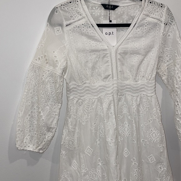 Dresses | Opt White Dress Of Naturalcotton | Poshmark